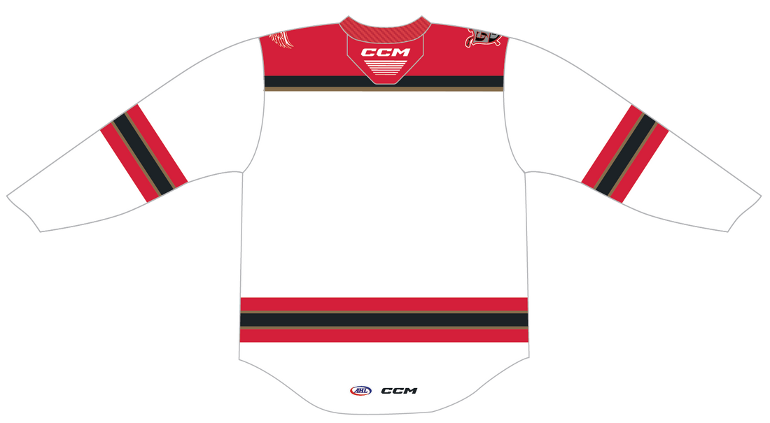 CCM Quicklite Premier WHITE Jersey Replica – The Zone - Grand Rapids ...